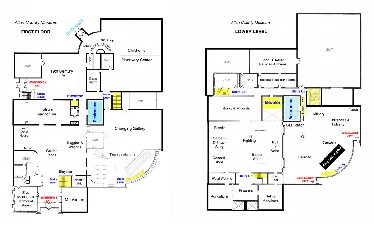 Museum Map - Allen County Museum